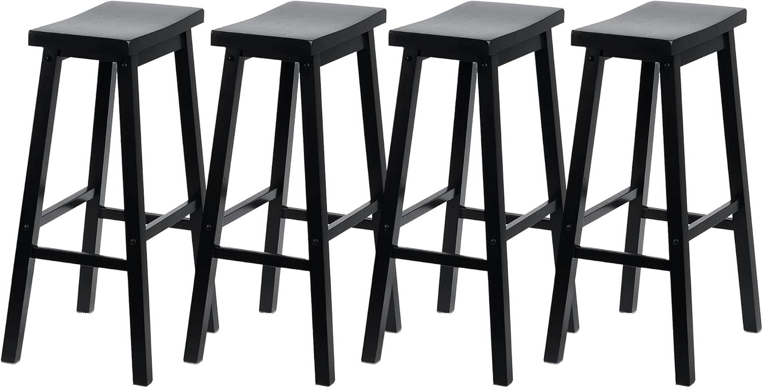 Classic Saddle Seat 29" Tall Kitchen Counter Stools for Homes Dining ...