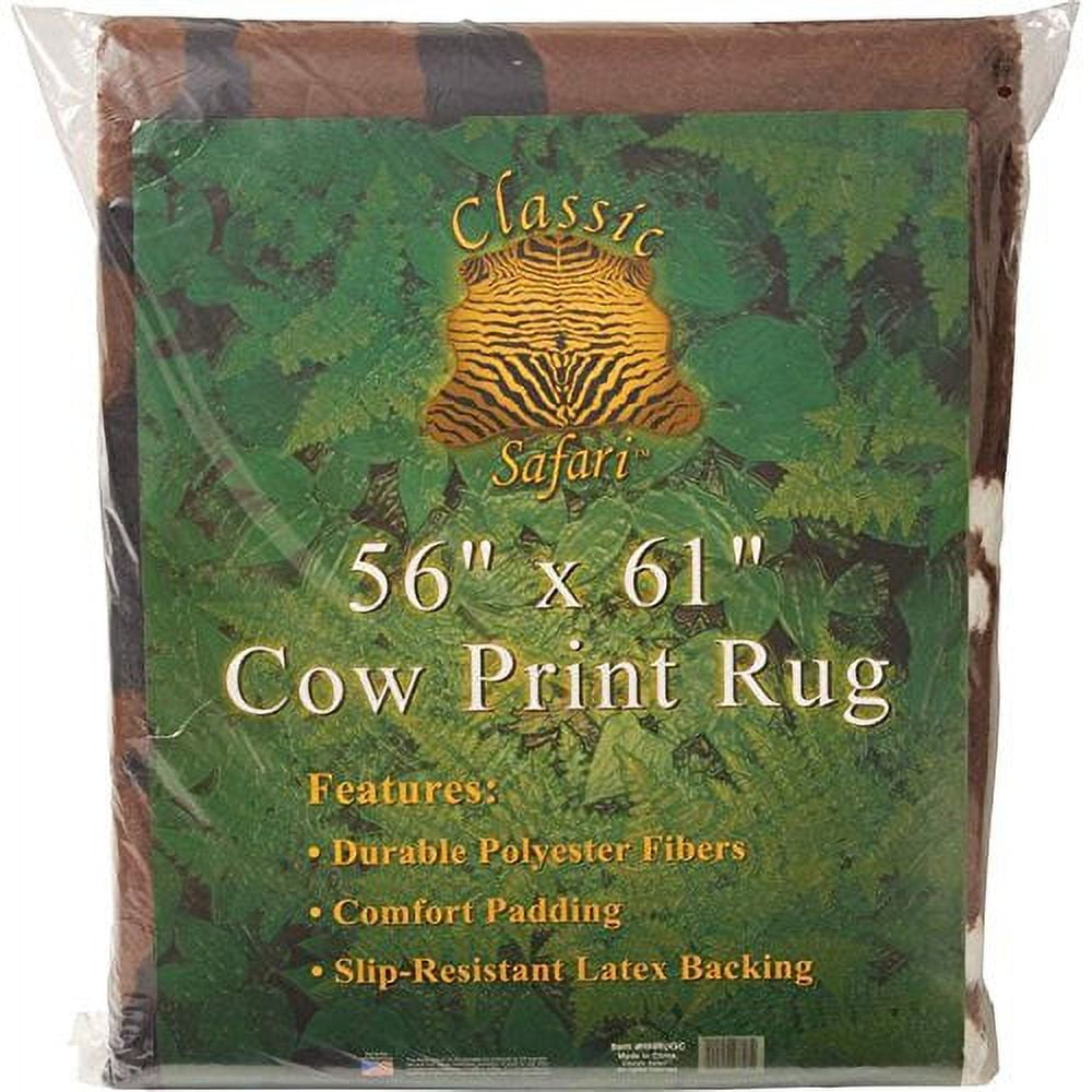 Classic Safari Cow Print Rug, 56 x 61" - Walmart.com