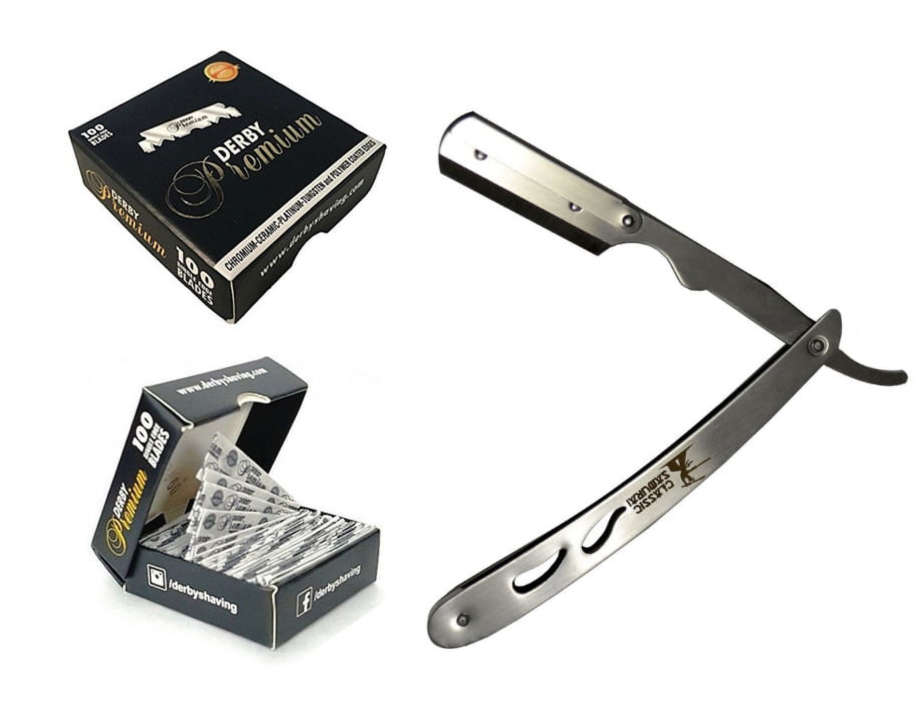 Classic Samurai CS-102 Stainless Steel Professional Barber Straight ...