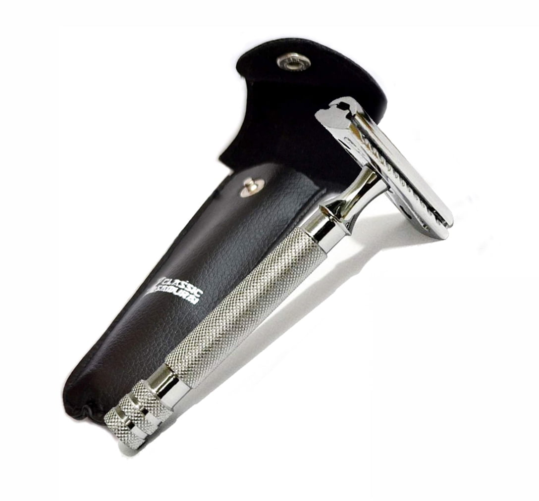 Classic Samurai Professional Double Edge Safety Razor, Long Handled ...