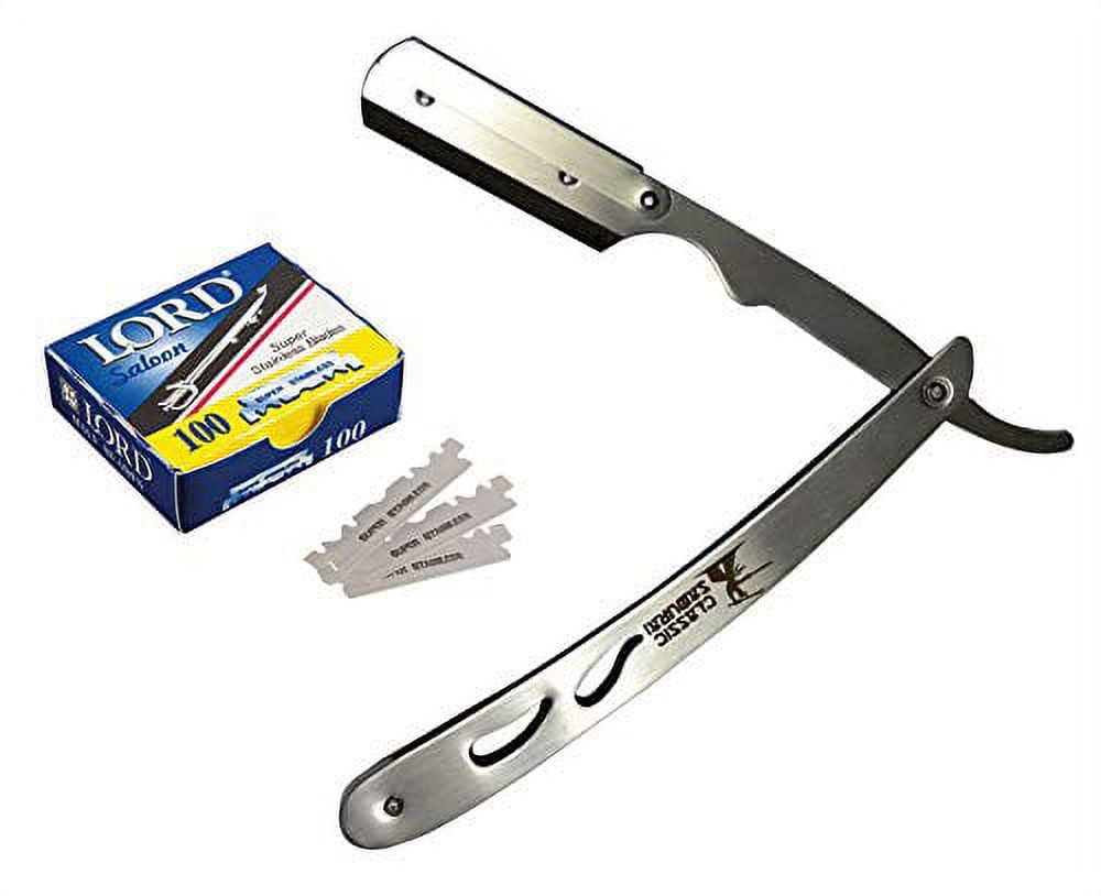 Classic Samurai Stainless Steel Professional Barber Straight Edge Razor ...