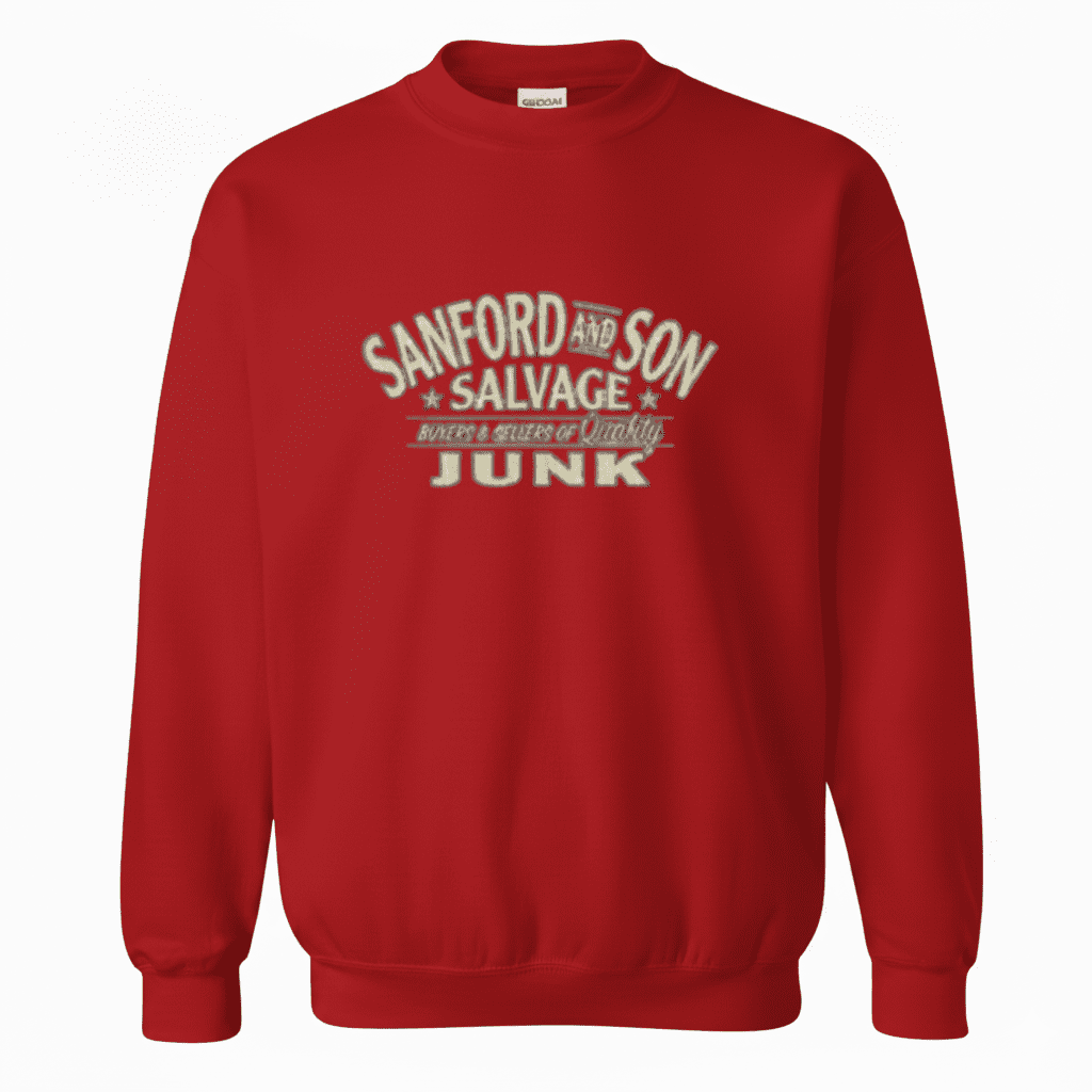 Classic Sanford And Son 1972 Vintage Sitcom Nostalgic Graphic Art ...