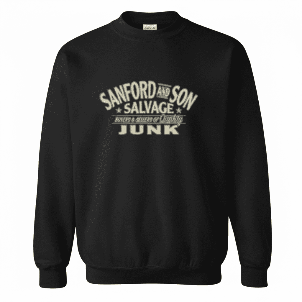 Classic Sanford And Son 1972 Vintage Sitcom Nostalgic Graphic Art ...