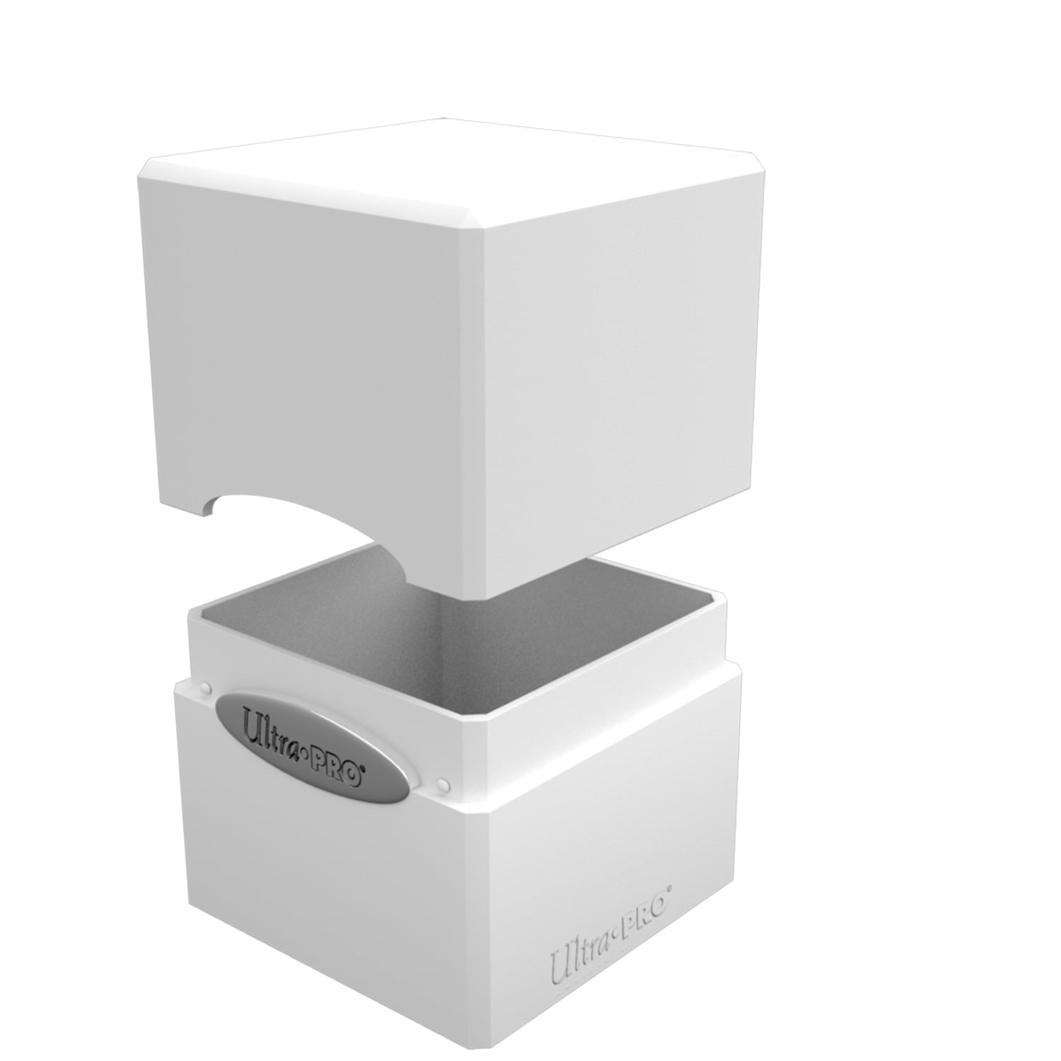 Ultra Pro ULP15584 Deck Box Satin Cube - Arctic, White - Walmart.com