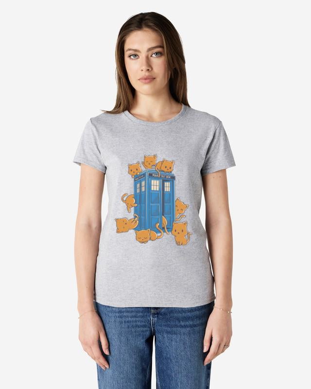 Classic Sci-Fi Graphic With Time Travel Anime Crossover Theme T-Shirt ...