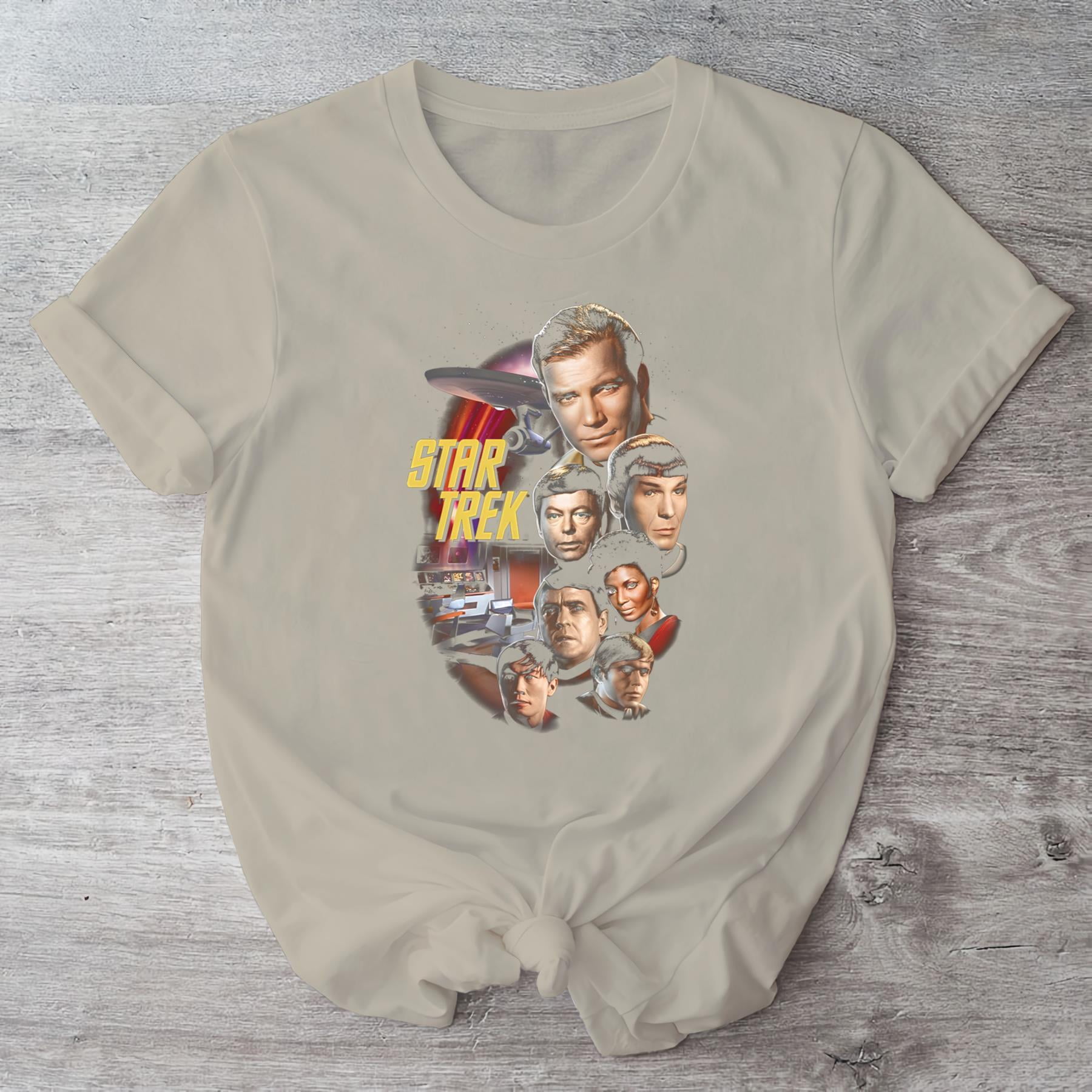 Classic Sci-Fi Space Crew Inspired Graphic Shirt – Retro TV Adventure ...