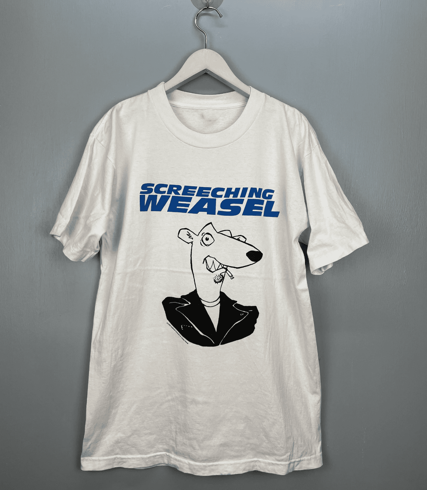 Classic Screeching Weasel Band tee White All Size Shirt AG2171 ...