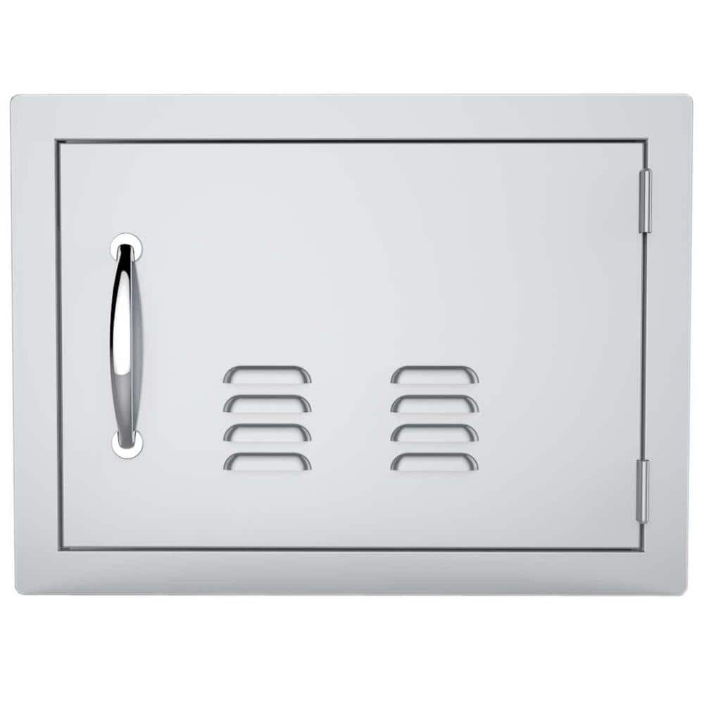 Classic Series 14 in. x 20 in. 304 Stainless Steel Horizontal Access ...
