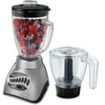 Classic Series 16-Speed Blender with Food Chopper & 5-Cup Glass Jar ...