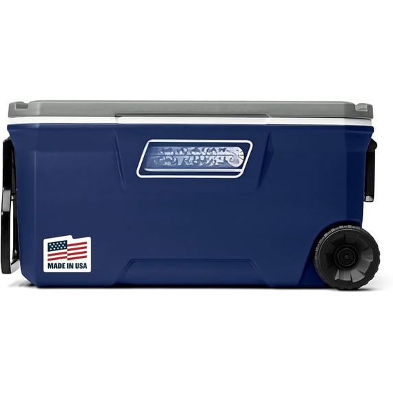 Classic Series Insulated Portable Rolling Cooler with Wheels, Leak ...