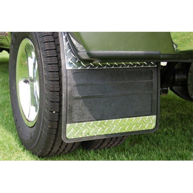 Classic Series Mudflaps- Dually Rubber- Diamond Tread - Walmart.com