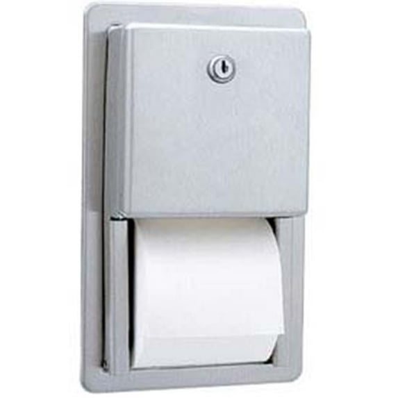 Classic Series Recessed Multi-Roll Tissue Dispenser, Stainless Steel ...