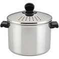 Classic Series Stainless Steel 8-Quart Covered Straining Stockpot with ...