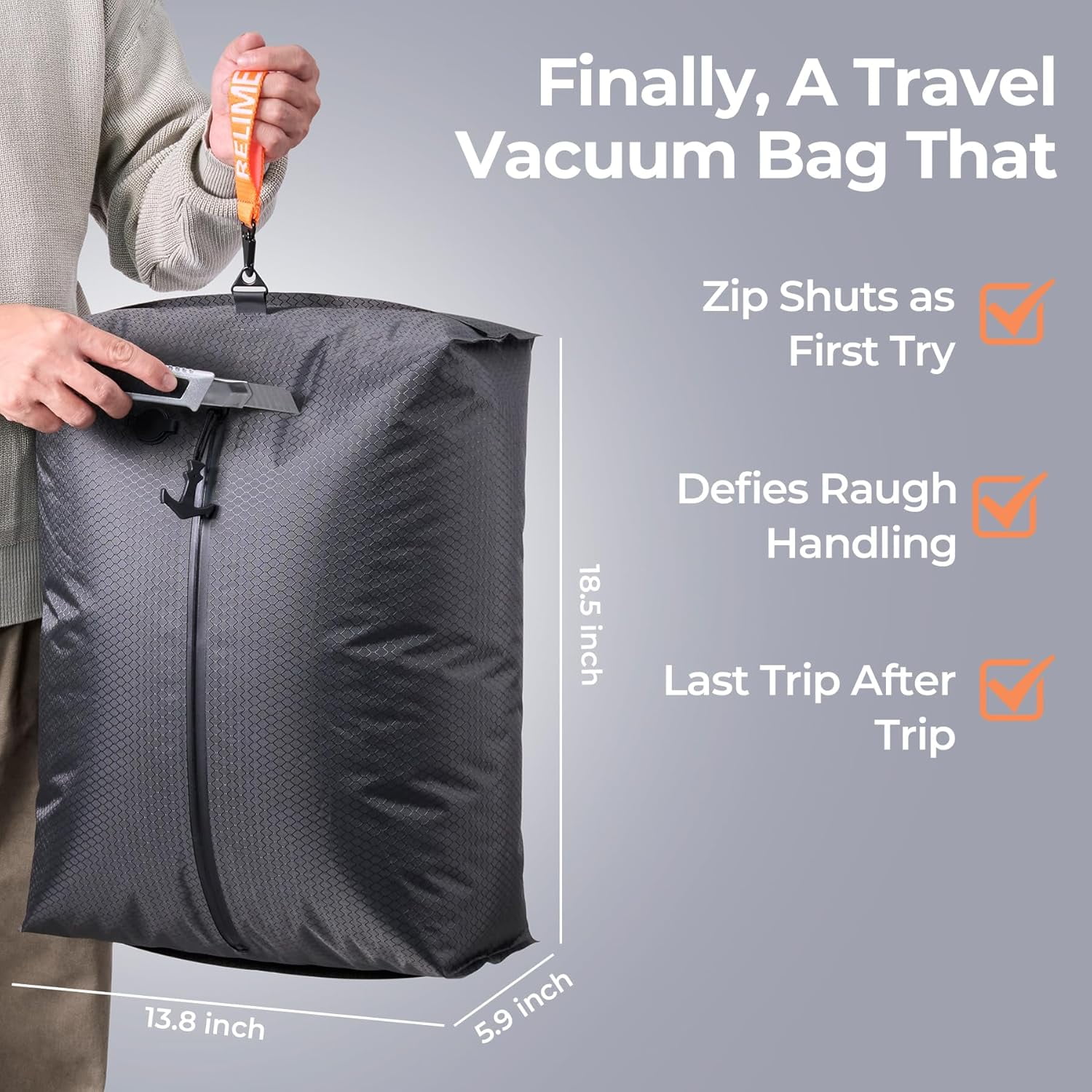 Classic Series Vacuum Bags for Travel Luggage with Wireless Pump ...