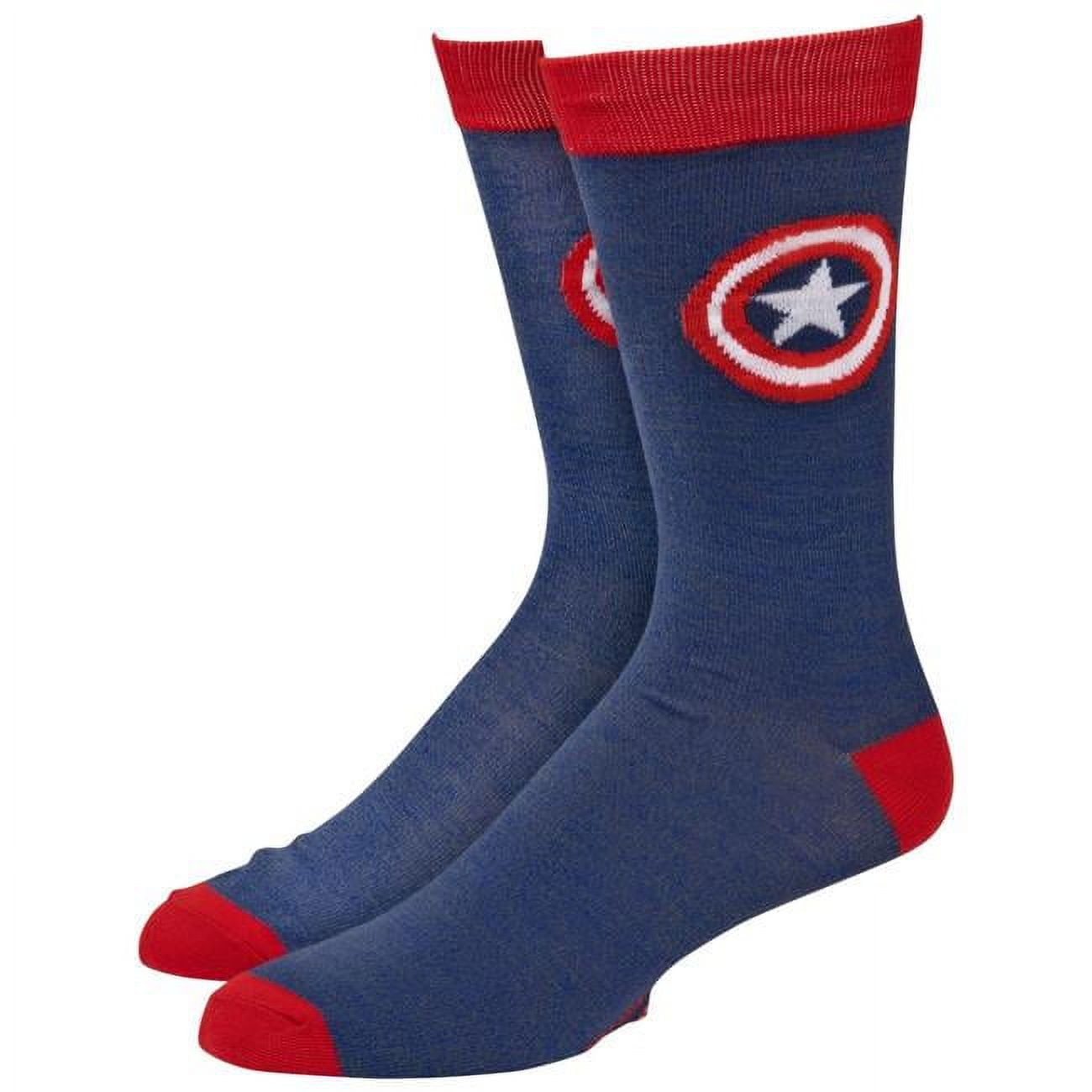 Classic Shield Symbol Crew Socks - Walmart.com