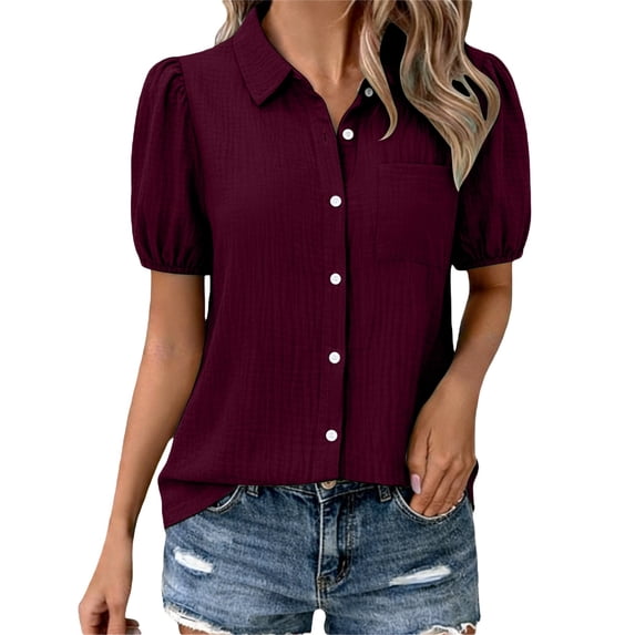 Classic Shirt Elegant Button Down Blouse With Comfortable Fit And Versatile Style For Casual ...