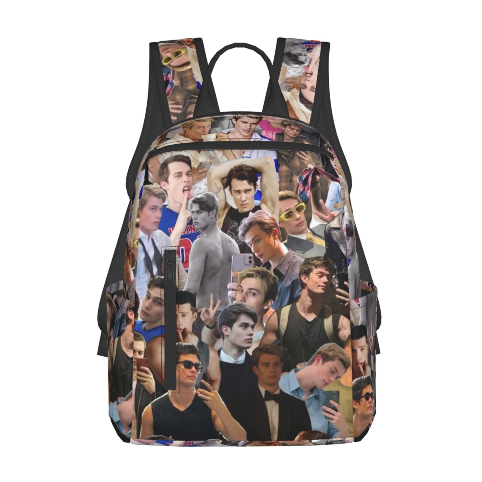 Classic Shoulder Bag, Nicholas Galitzine Backpack Travel Knapsack ...