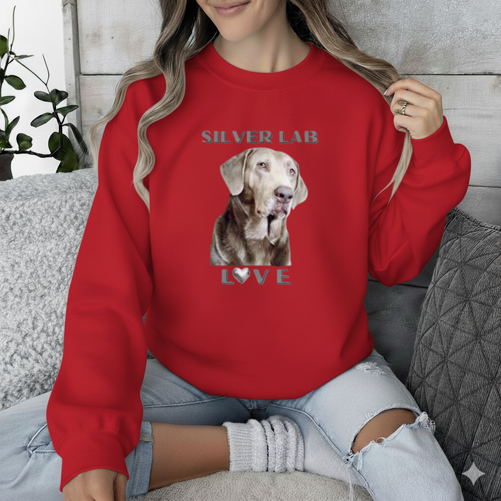 Classic Silver Labrador Portrait Retriever Breed Lover Clean Art ...