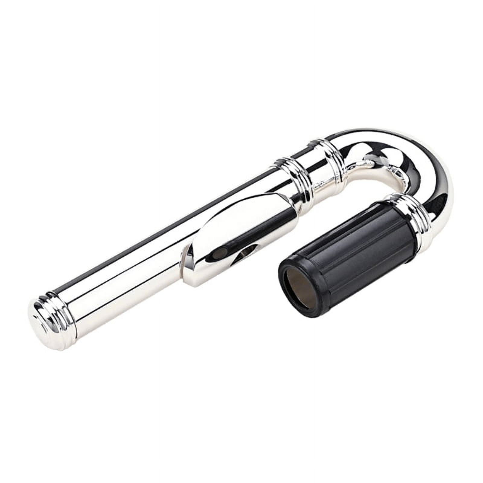 Classic Silver-plated Flute Curved for Head Joint Musical Instrument ...