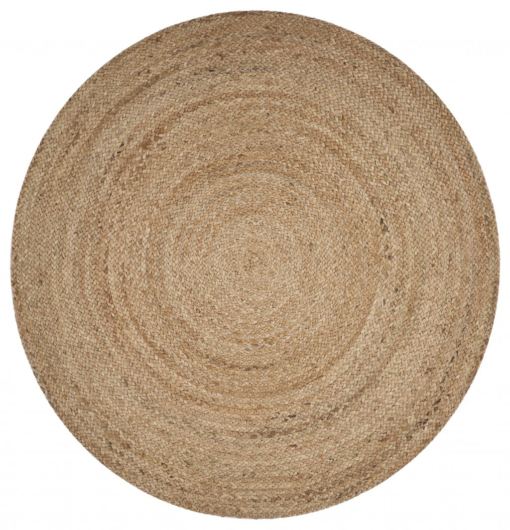 Classic Simple Natural Jute Area Rug - Walmart.com