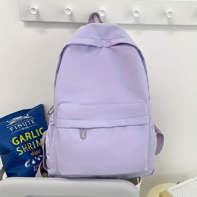 Classic Simple Preppy School Backpack, Laptop Bookbag, Large Capacity ...