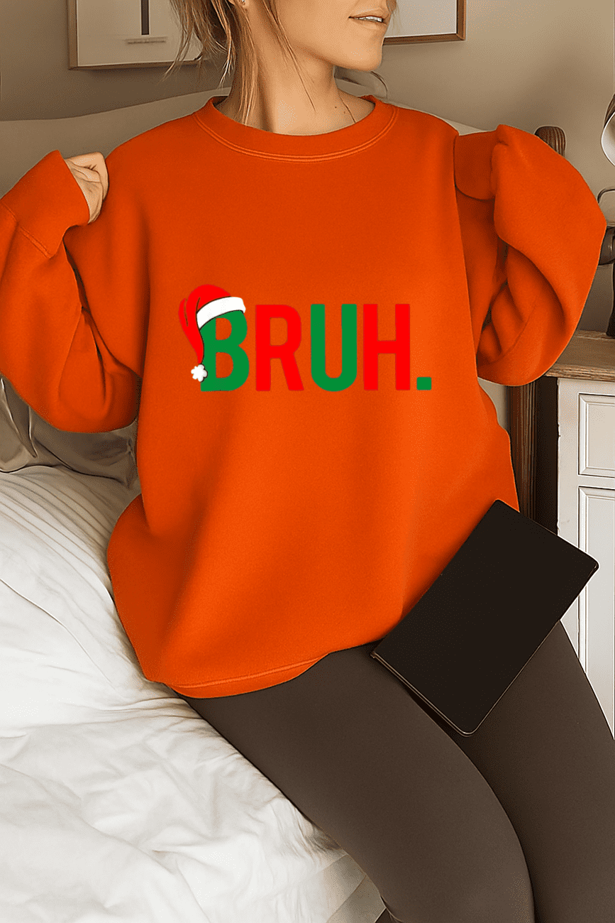 Classic Simple Themed Christmas Holiday Graphic Design Sweatshirt, for ...