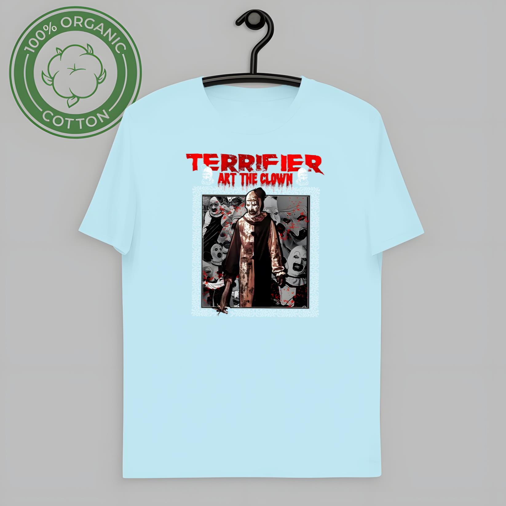 Classic Slasher Movie Graphic Tee - Terrifying Clown Shirt - Walmart.com