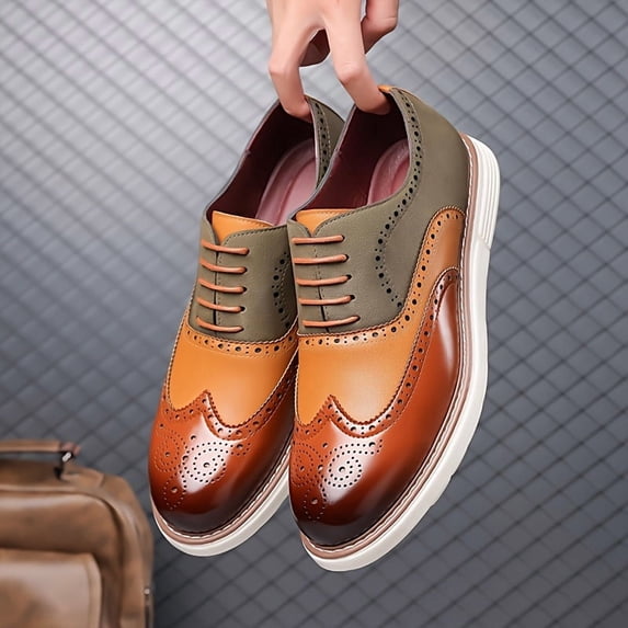 Classic Slip-On Oxford Shoes for Men, Comfortable Business Office Wear ...