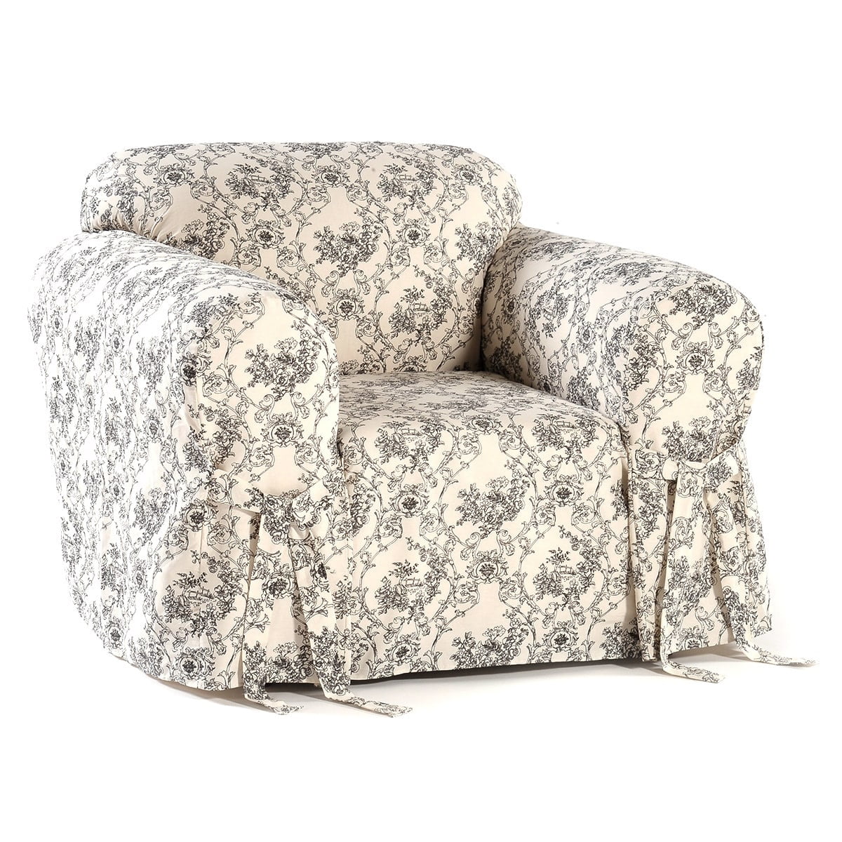Classic Slipcovers Toile Print Chair Slipcover - Walmart.com