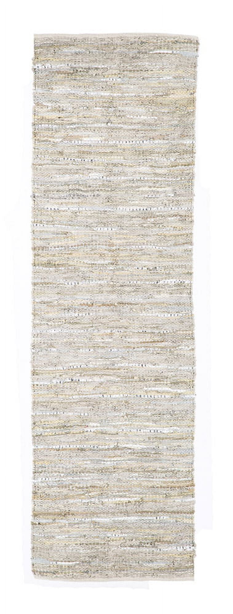 Classic Small Beige Leather Rug - Walmart.com