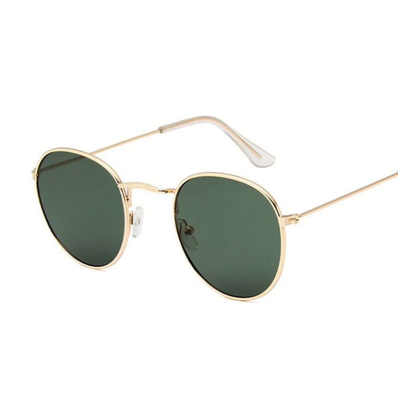 Classic Small Frame Round Sunglasses Woman/Man Brand Designer Alloy ...