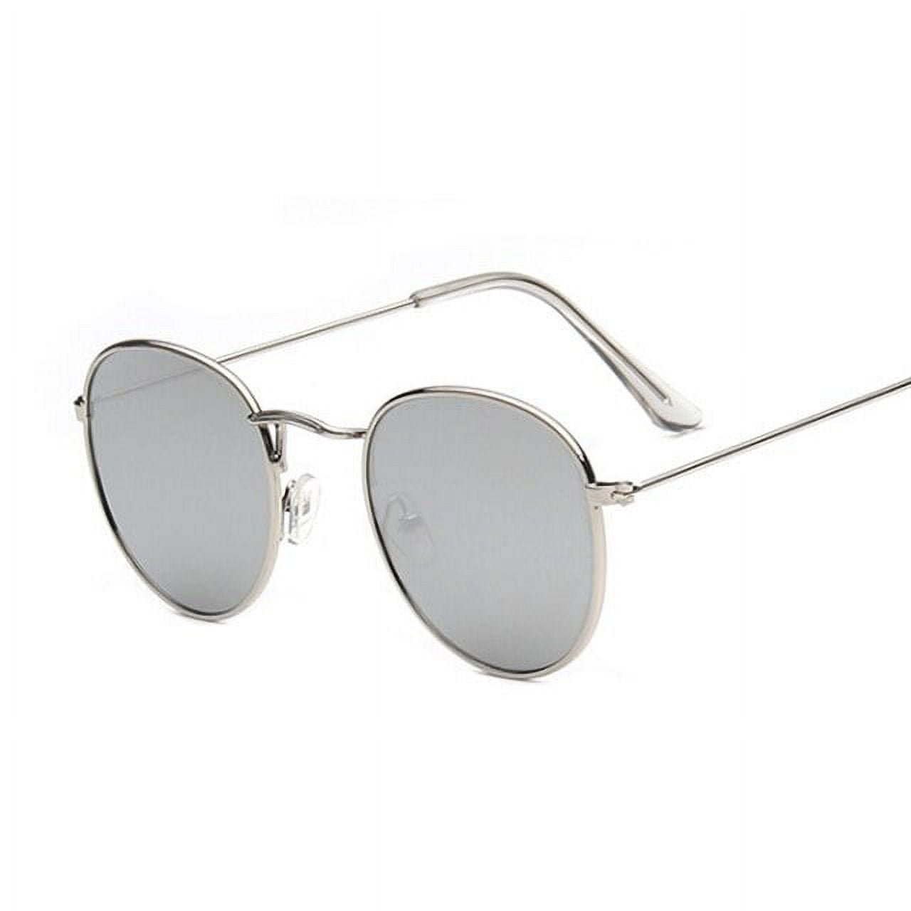 Classic Small Frame Round Sunglasses Woman/Man Brand Designer Alloy ...