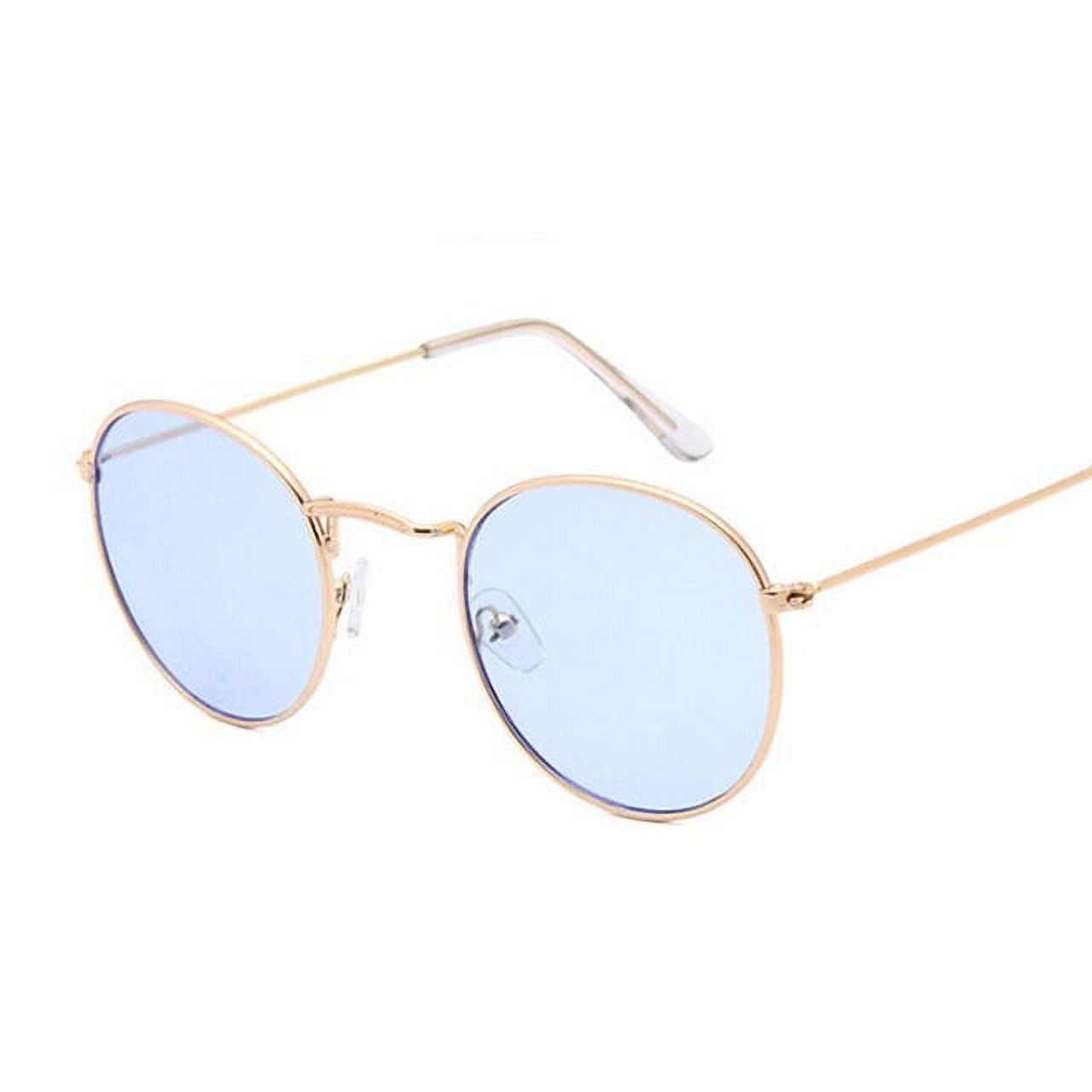 Classic Small Frame Round Sunglasses Woman/Man Brand Designer Alloy ...