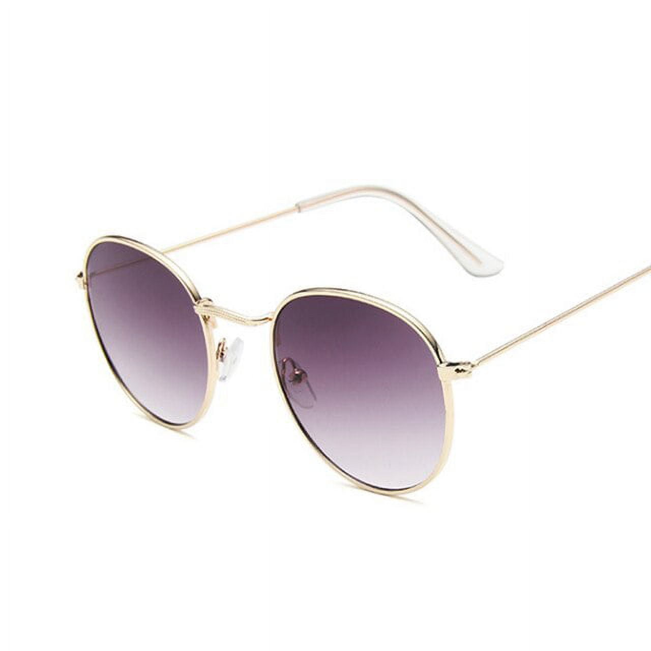 Classic Small Frame Round Sunglasses Woman/Man Brand Designer Alloy ...