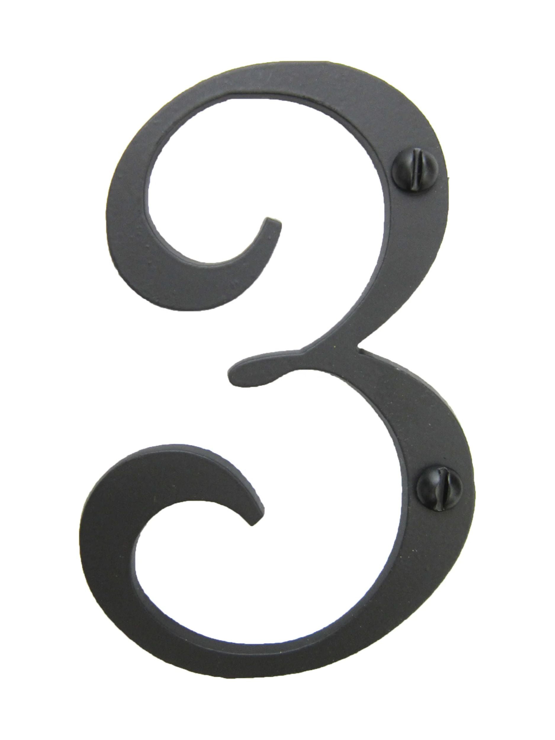 Classic Smooth Spanish Style Address Numbers - Walmart.com