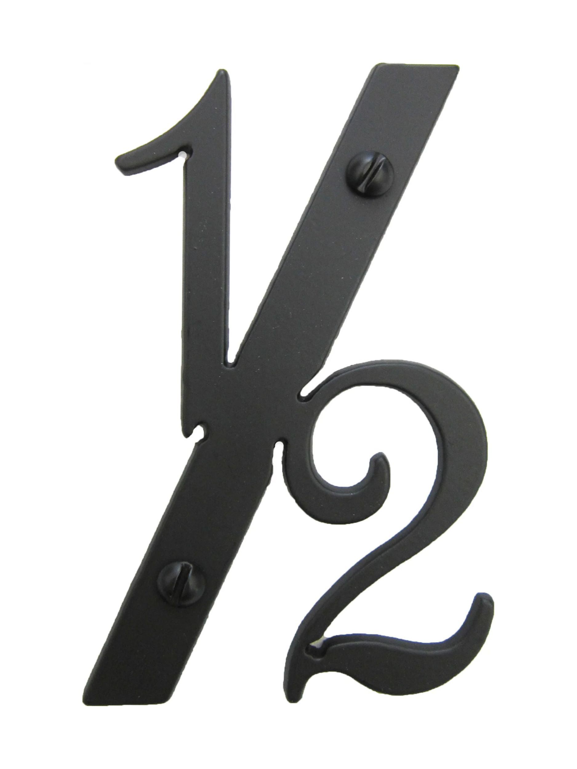 Classic Smooth Spanish Style Address Numbers - Walmart.com