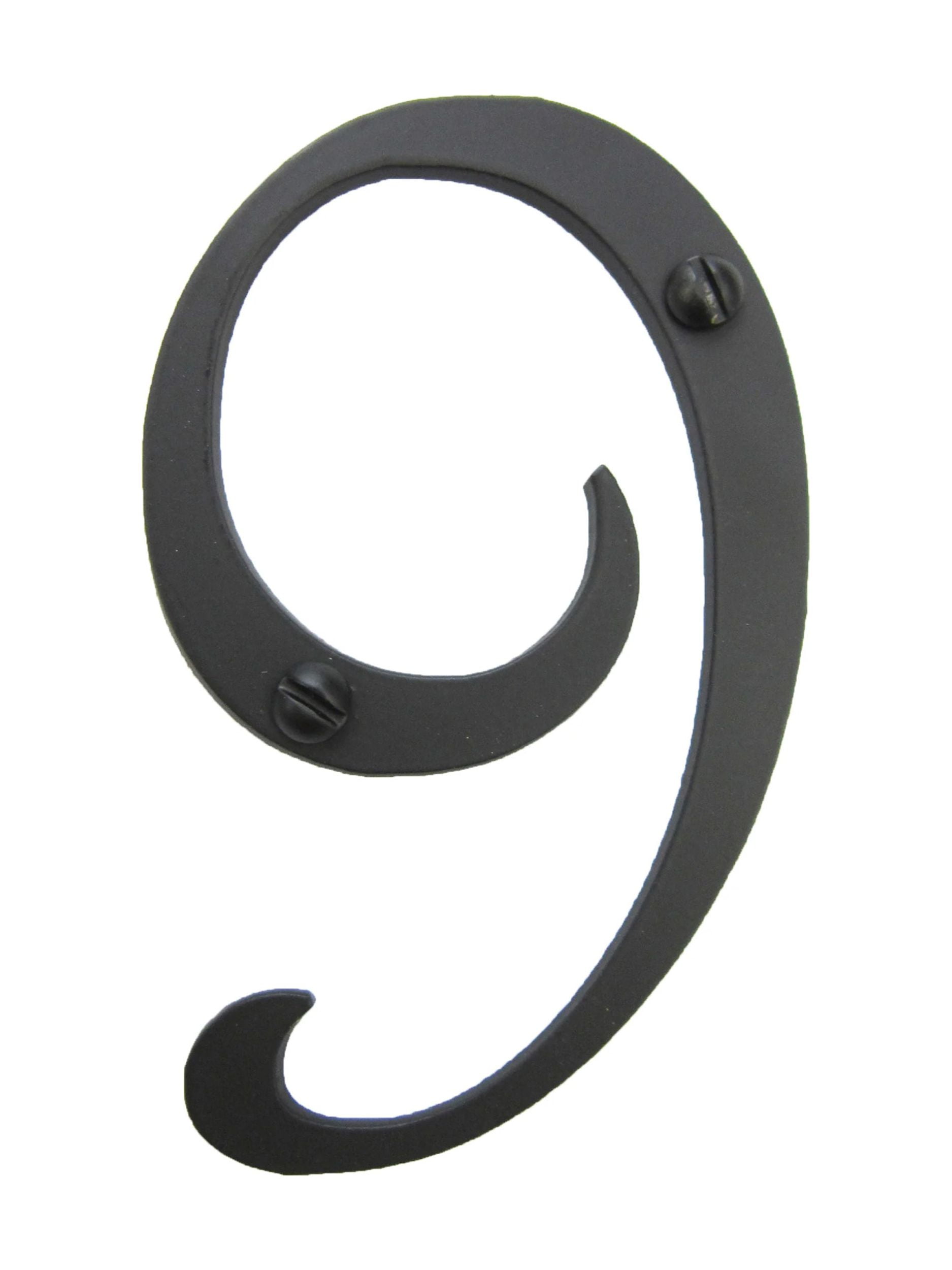 Classic Smooth Spanish Style Address Numbers - Walmart.com