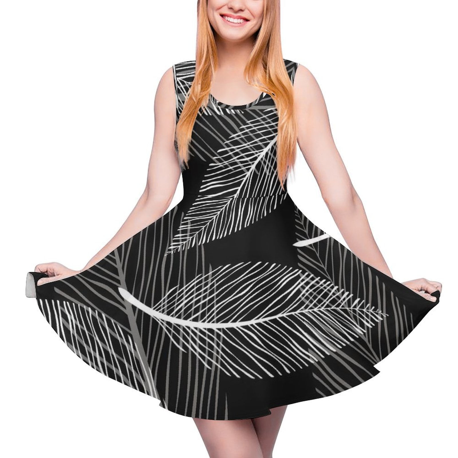 Classic Snake Dress Animal Print Beach Dresses Sleeveless Aesthetic ...