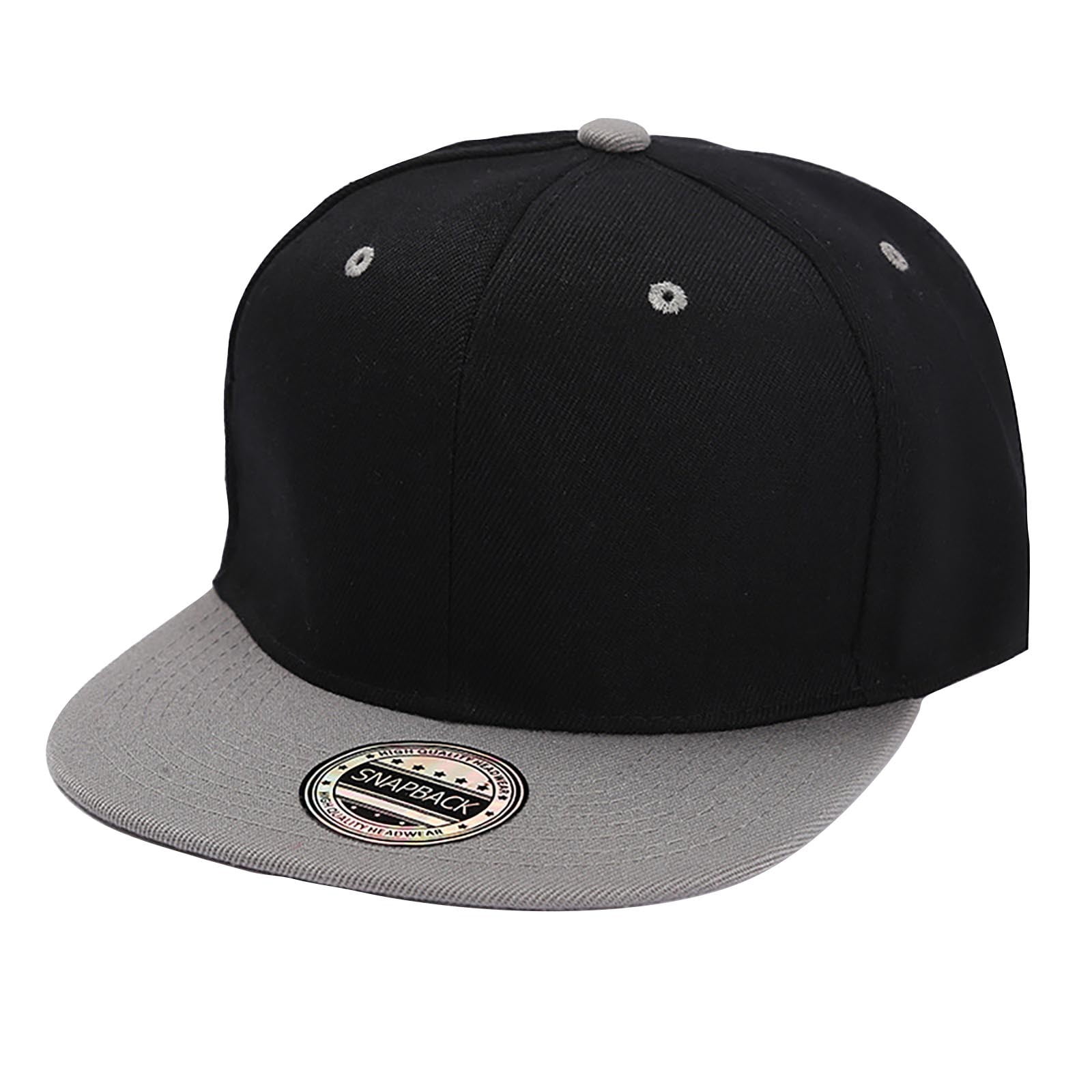Classic Snapback Hat Cap Hip Hop Style Flat Bill Blank Embroidering ...