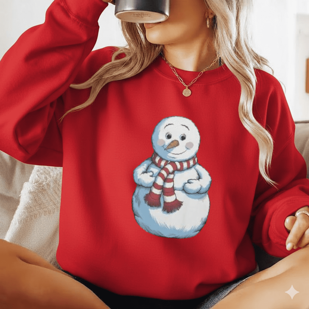 Classic Snowman Frosty Winter Holiday Cheer Frostysmile Sweatshirt, up ...
