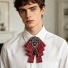 Classic Solid Color Bow Tie, Adjustable Strap Tuxedo Neckwear, Pre-tied ...