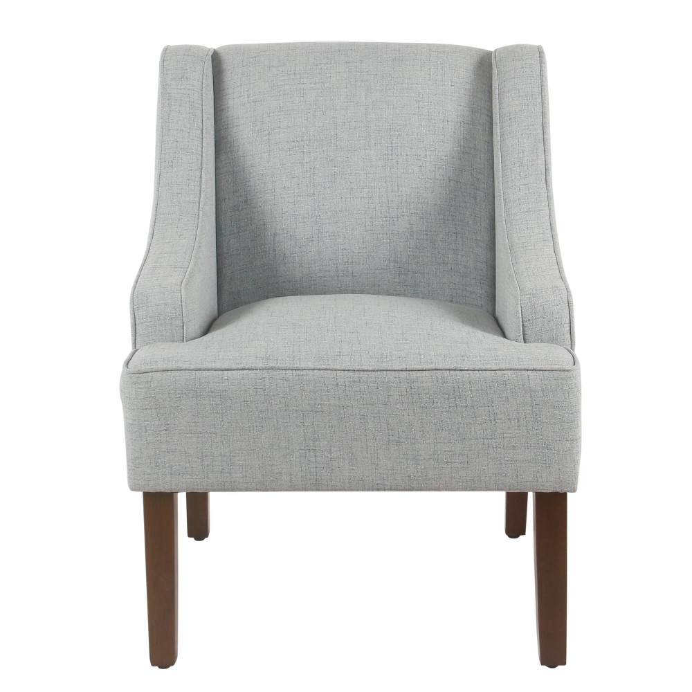 Classic Solid Swoop Arm Accent Chair - - Walmart.com