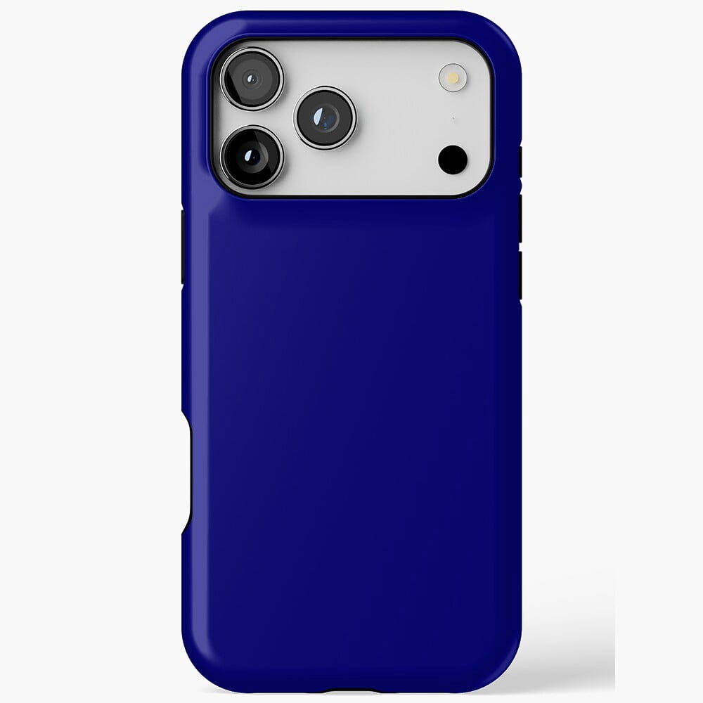 Classic Solids Deep Cobalt Blue Cover Phone Case 17 11 12 13 14 15 16 ...