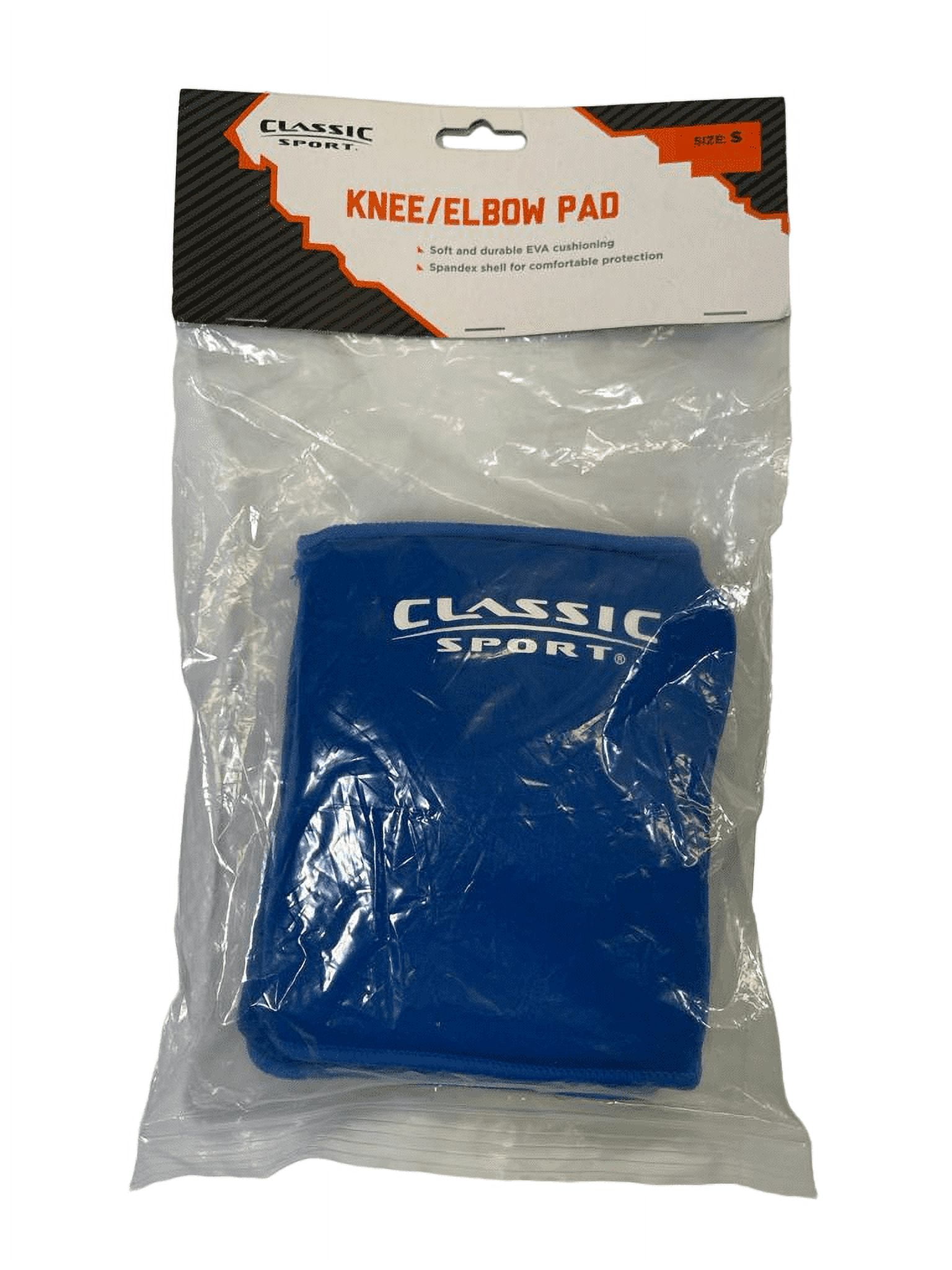 Classic Sport Knee/Elbow Pad Soft Eva Cushioning Nip, Blue, Small ...