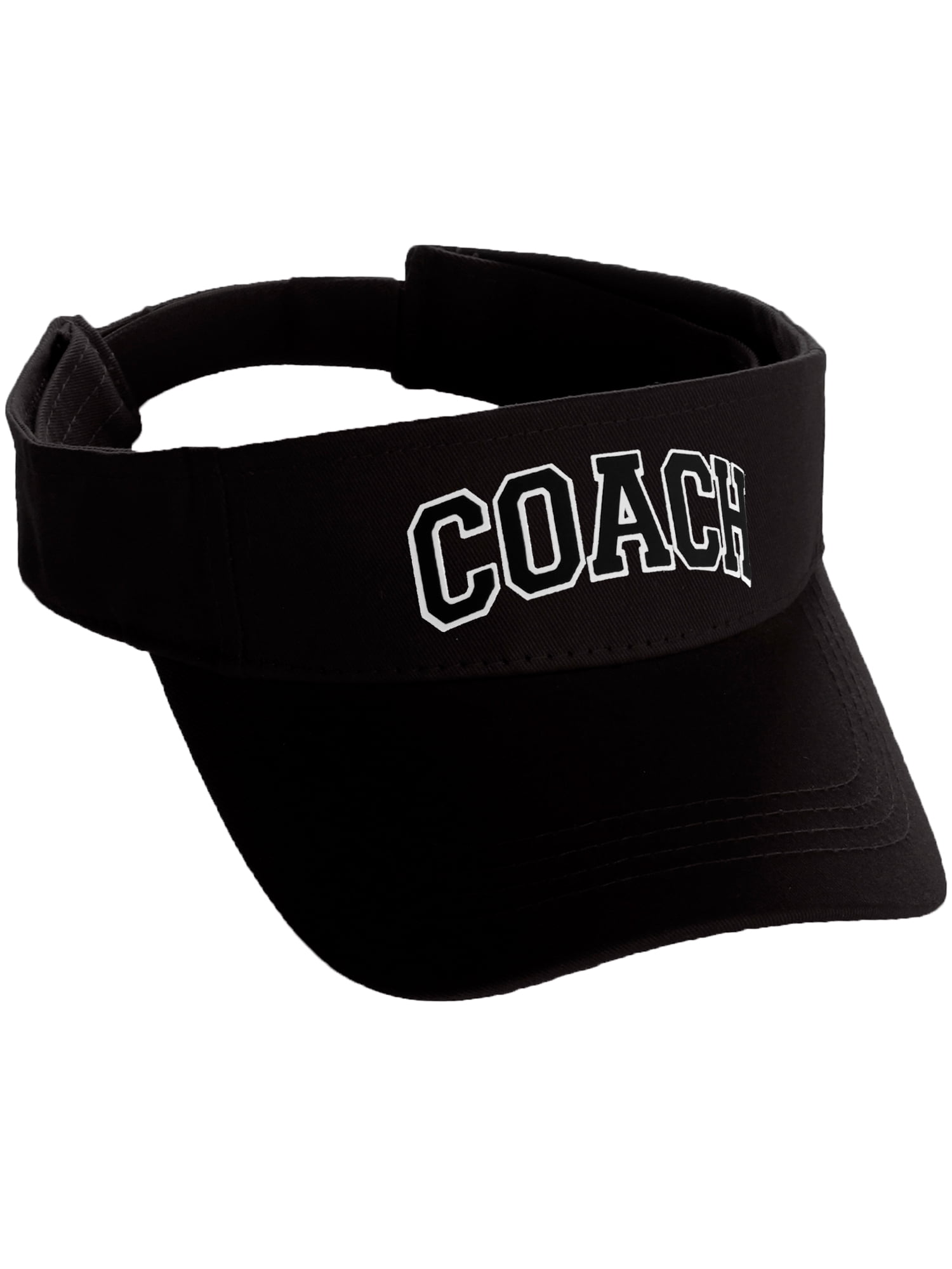 Classic Sport Team Coach Arched Letters Sun Visor Hat Cap Adjustable ...