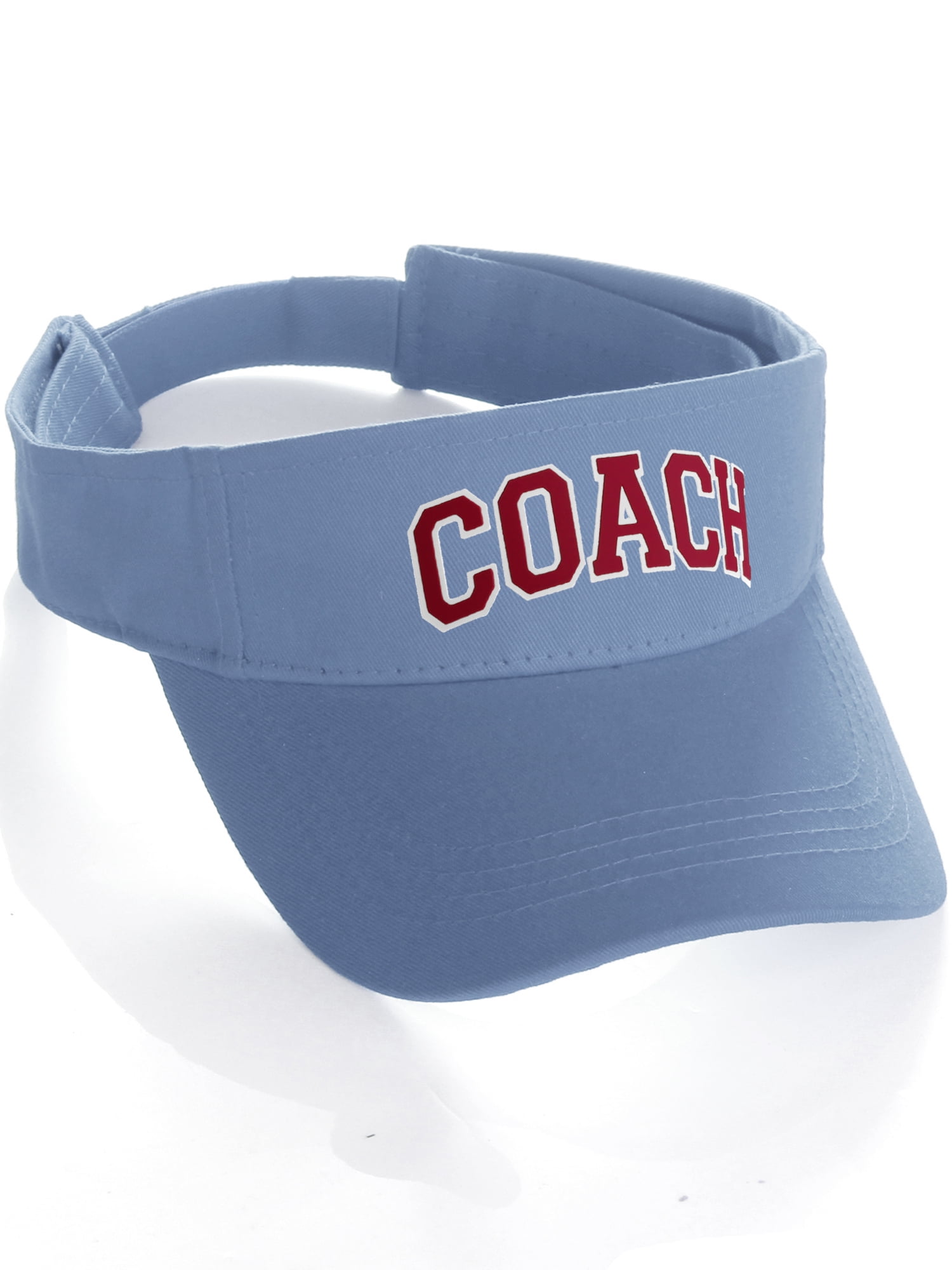 Classic Sport Team Coach Arched Letters Sun Visor Hat Cap Adjustable ...