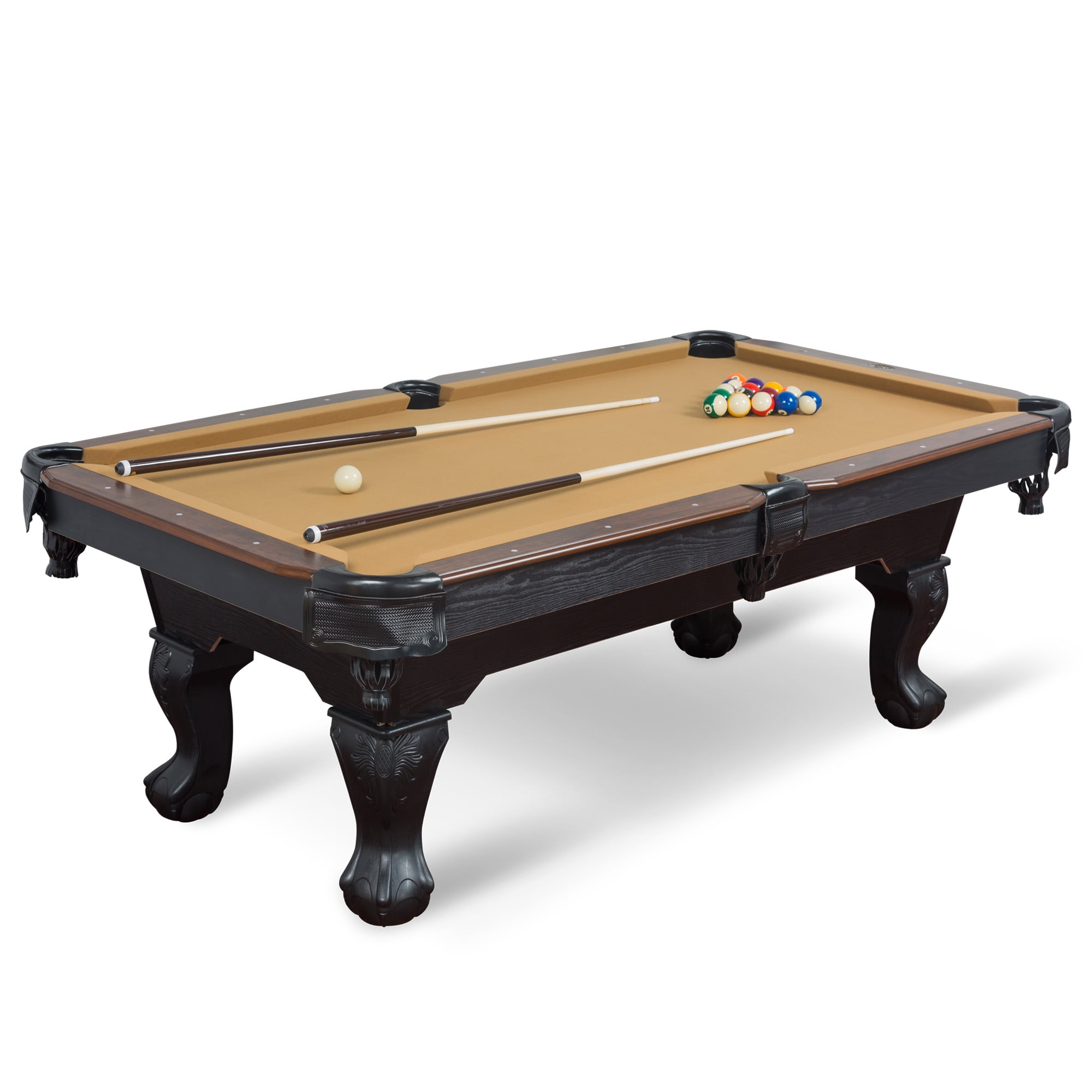 Classic Sports Brighton 87" Billiard Pool Table in Tan by EastPoint ...