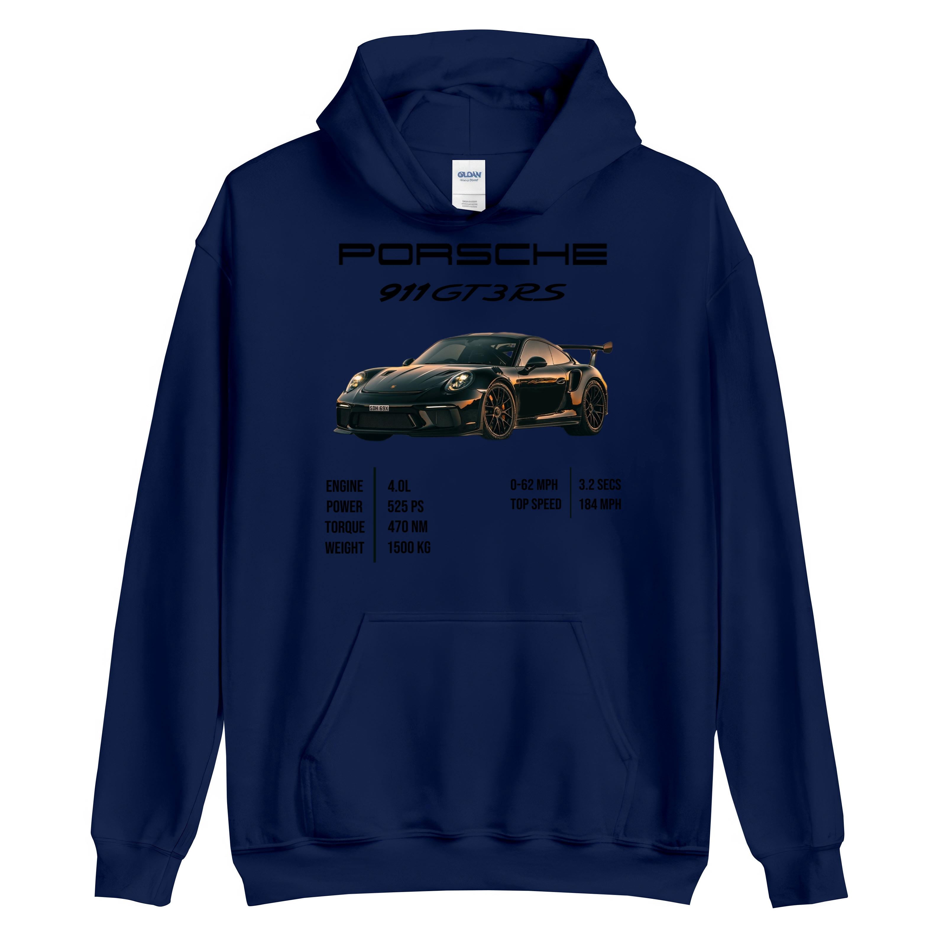 Classic Sports Car GT3 RS Style Tee, Car Enthusiast Retro Racing Shirt ...