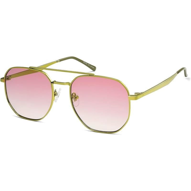 Classic Square Aviator Sunglasses for Women Men Retro Hexagon UV400 ...