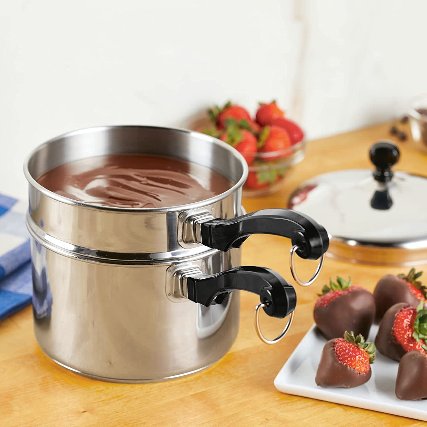 Classic Stainless Series 2-Quart Covered Double Boiler - Walmart.com